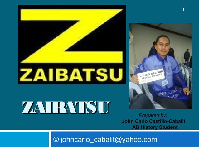 Zaibatsu (Japan) | PPT