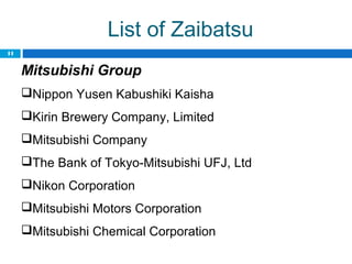 Zaibatsu (Japan) | PPT