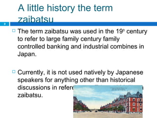 Zaibatsu (Japan) | PPT