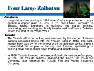 Zaibatsu (Japan) | PPT