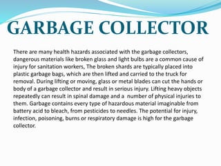 Health Hazads Due to Different Jobs | PPTX