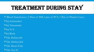 Case Presentation on ITP by Dr Muhammad Zaid | PPTX