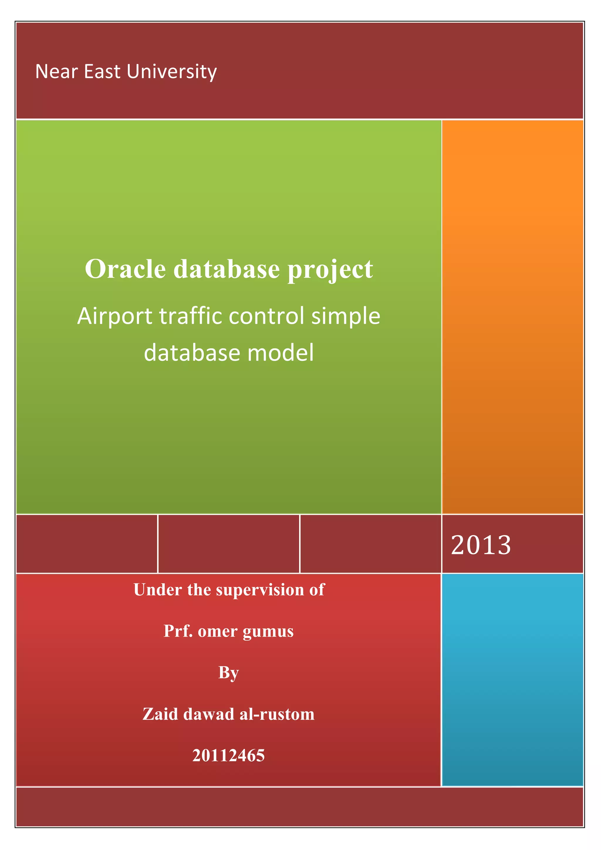 Airport traffic control simple database model | PDF