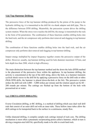 Types of Drilling | PDF