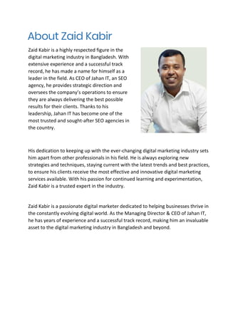 Zaid Kabir-Professional SEO Expert in Bangladesh.pdf
