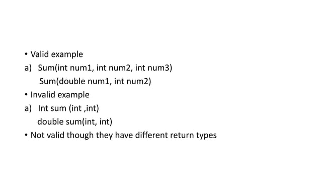 functions over-loading, over-hiding and over-riding | PPTX ...