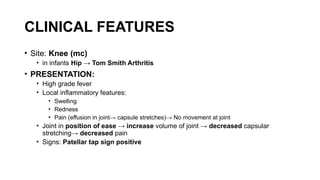 Zaid septic arthritis.pptx treatment and management | PPTX