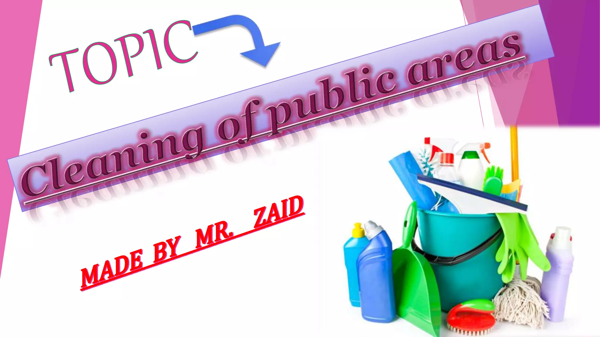 PUBLIC AREA CLEANING | PPTX