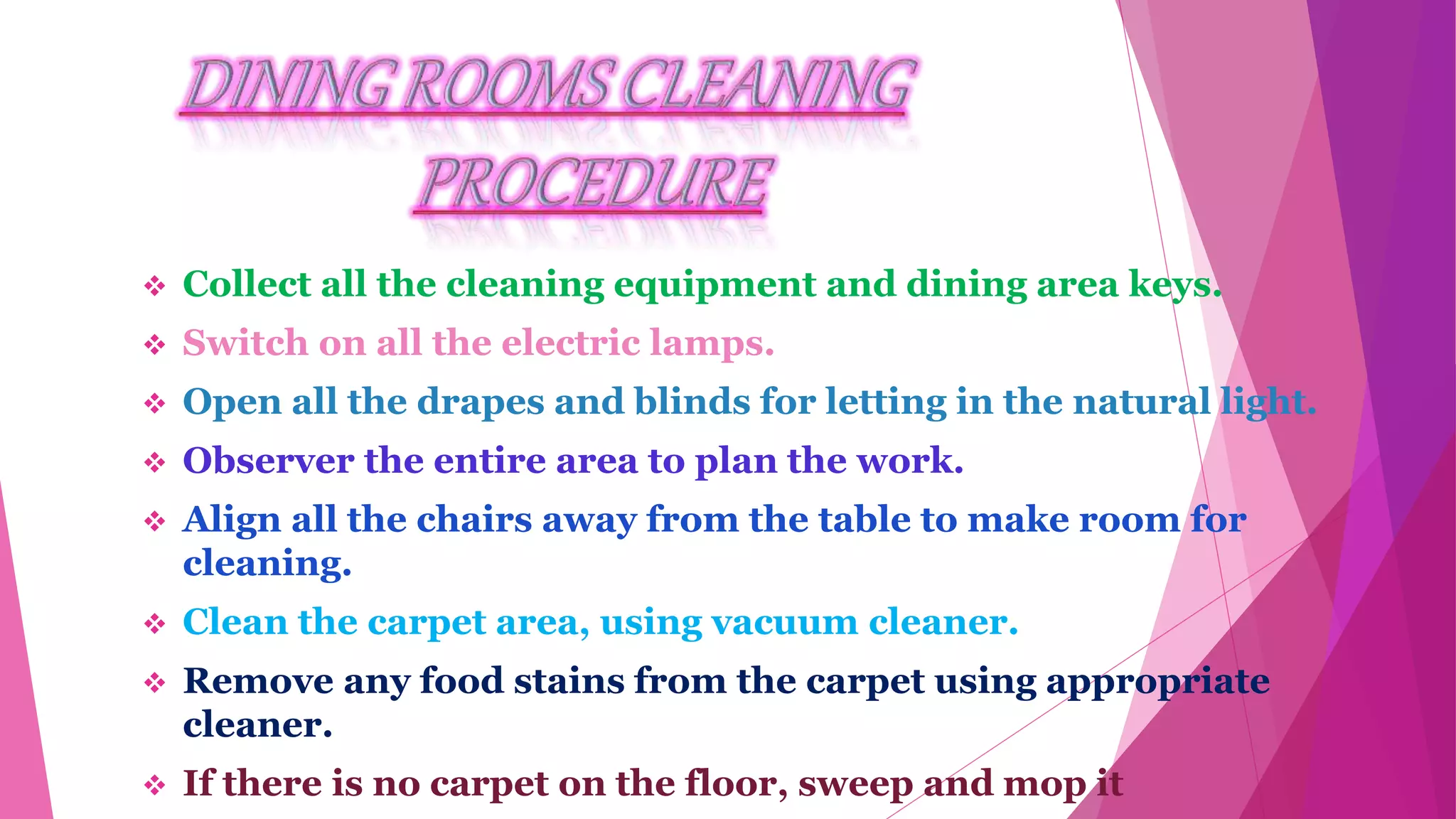 PUBLIC AREA CLEANING | PPTX