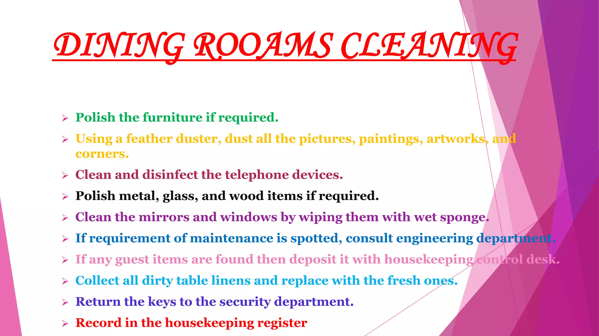 PUBLIC AREA CLEANING | PPTX