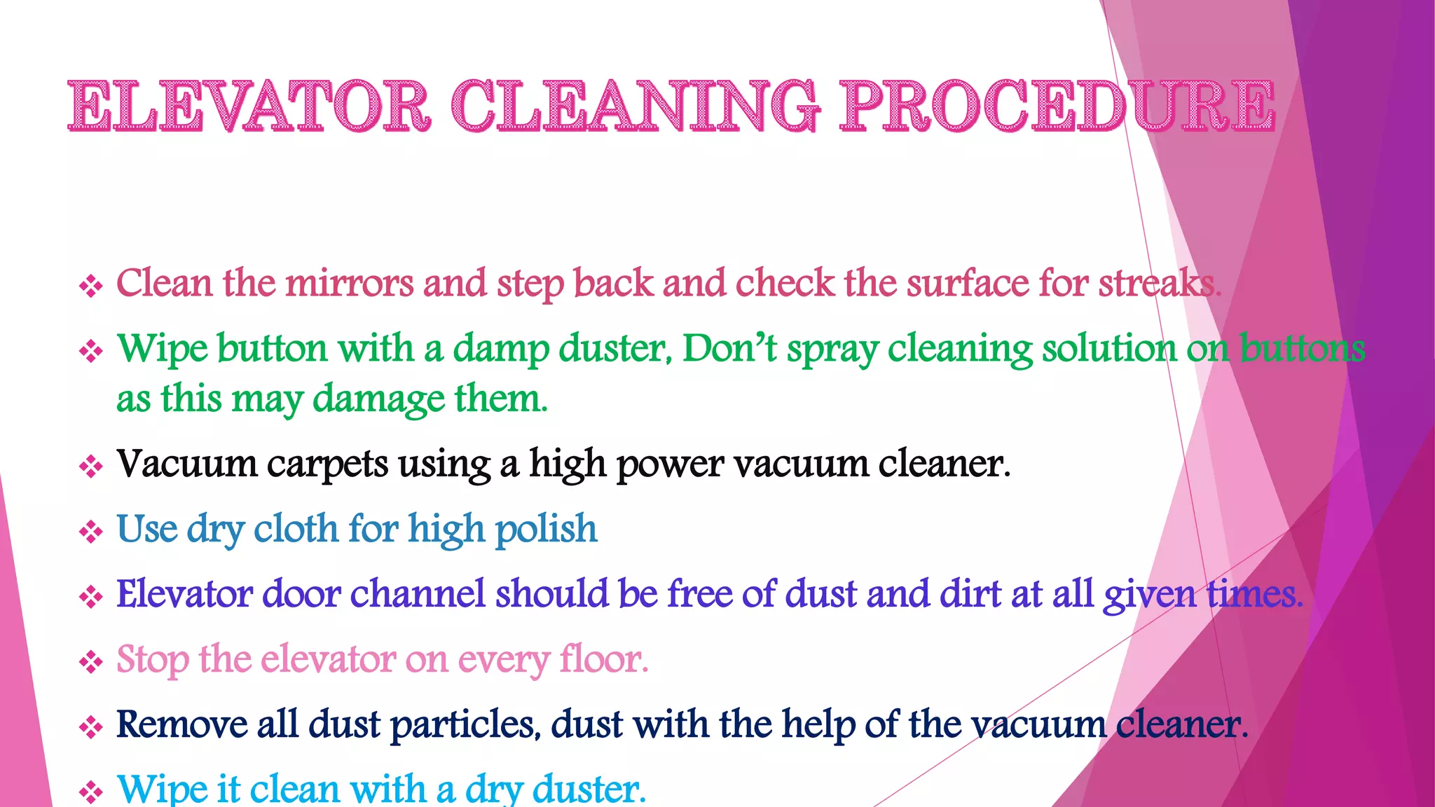 PUBLIC AREA CLEANING | PPTX