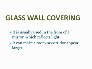 WALL COVERING , WALLPAPER,PAINT AND THEARE TYPES | PPTX
