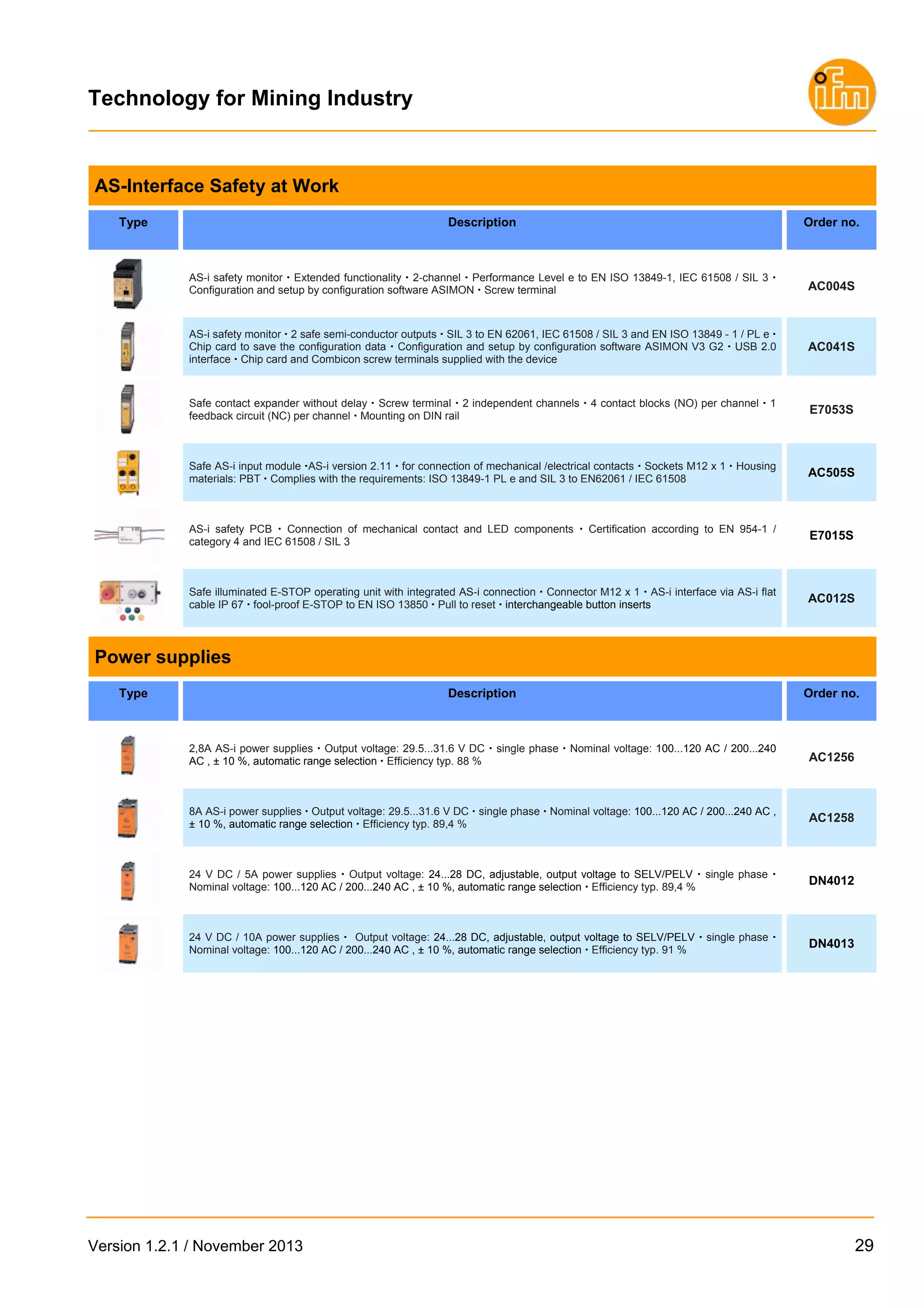 Ifm Technology for Mining Industries English 2013 | PDF