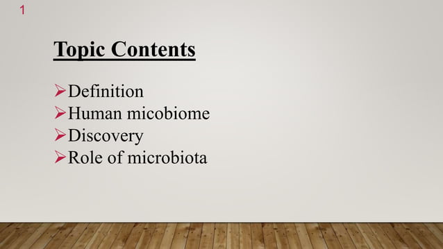 Microbiome in Food Microbiology and its explanation | PPT