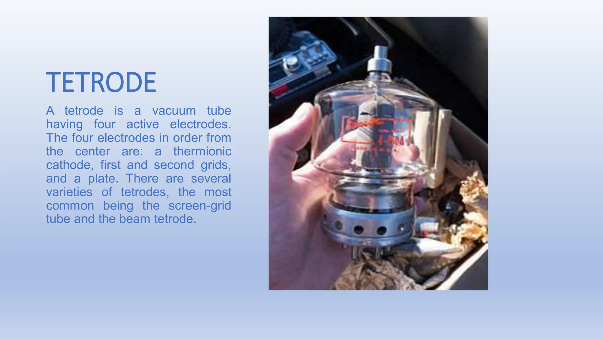 VACCUM TUBE and its work of computer /// | PDF