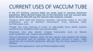VACCUM TUBE and its work of computer /// | PDF