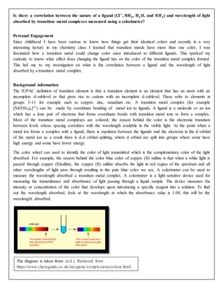 CHEMISTRY INTERNAL ASSESMENT| CHEM IA | PDF