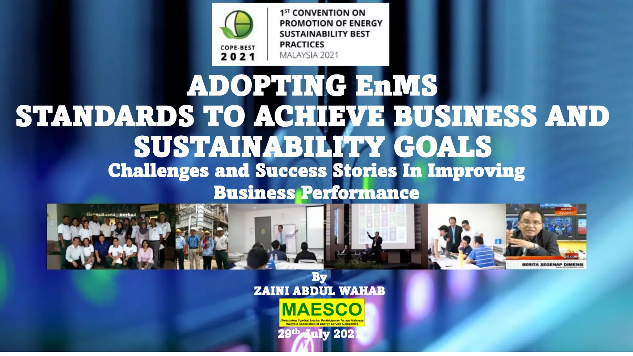 Adopting Energy Management System Standards to Achieve Business and ...