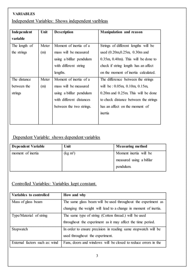 PHYSICS INTERNAL ASSESSMENT IBDP| PHYSICS IA | DOCX
