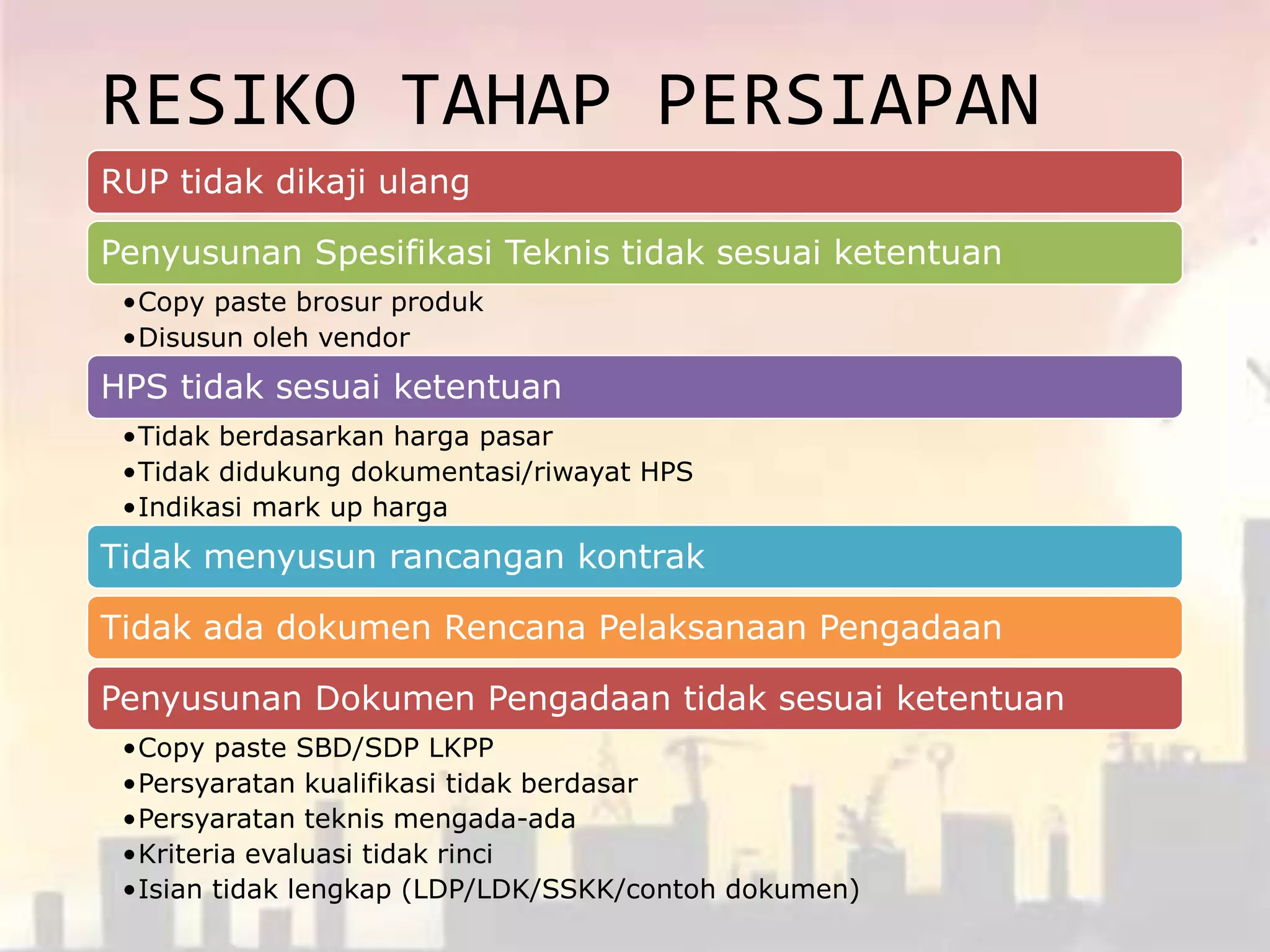 Resiko Hukum Pengadaan Barang Jasa Pemerintah | PDF