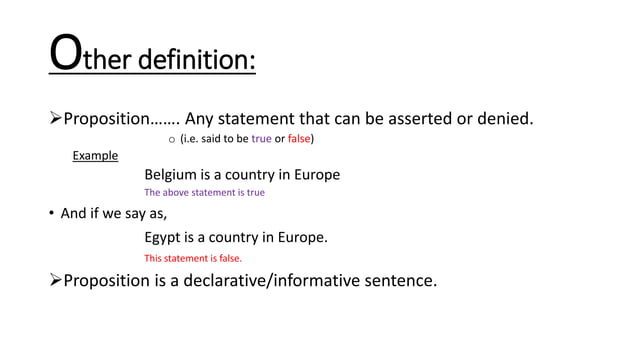 proposition, types and difference between proposition and sentence ...