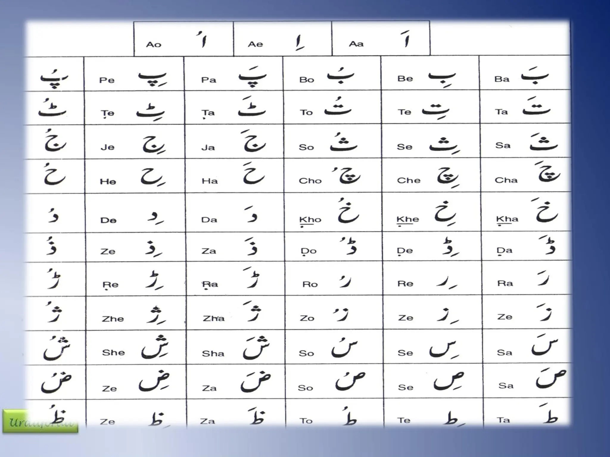 Zair, Zabar aur Paish in Urdu Langauge .ppt