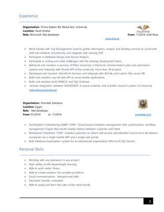 Zaitoon Resume | PDF