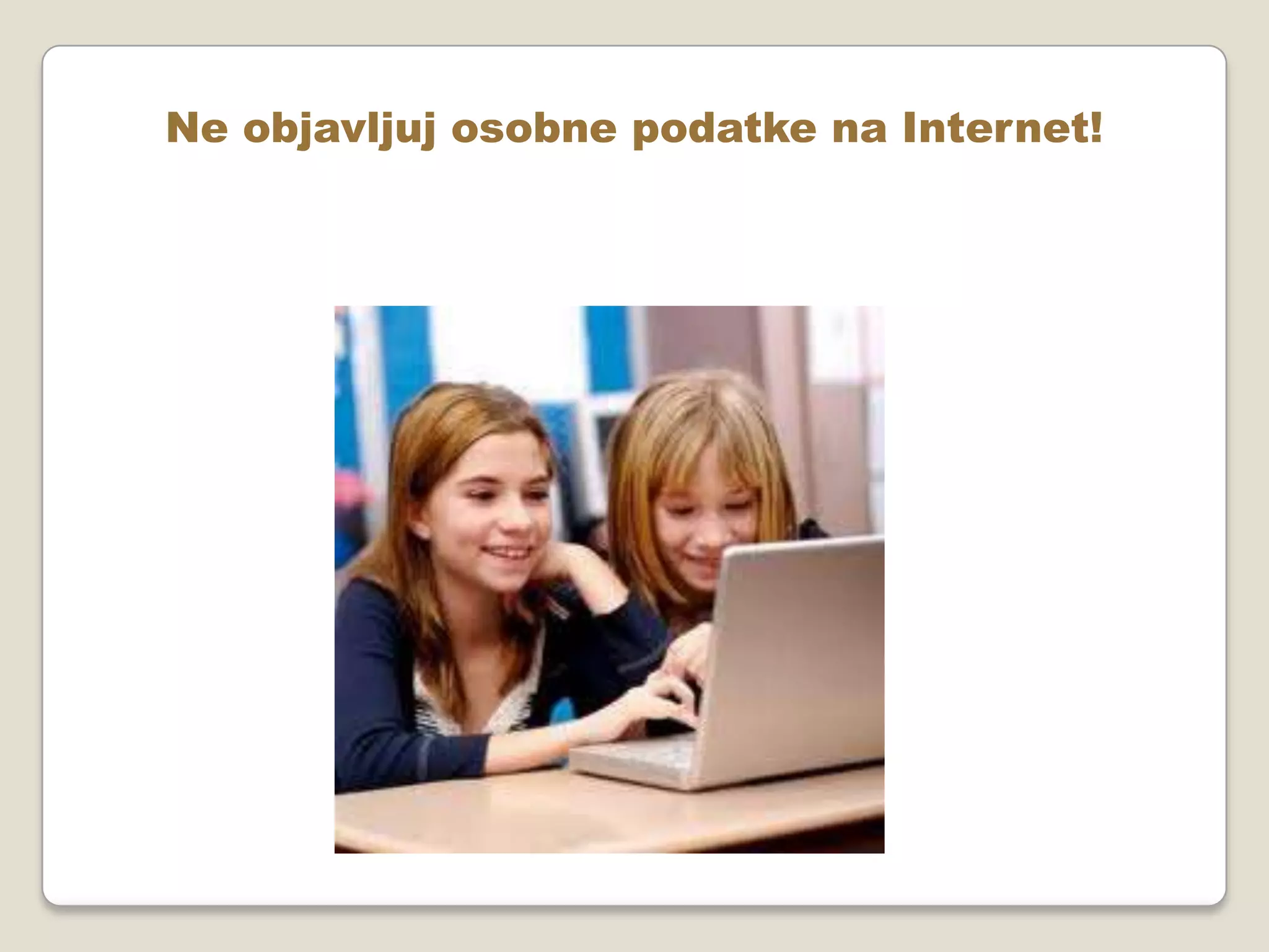Zajedno za bolji internet | PPTX
