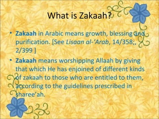 Zakah and sadaqa | PPT