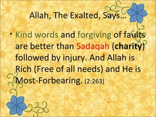 Zakah and sadaqa | PPT
