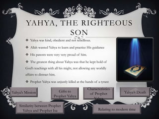 Zakariyya and Yahya | PPTX