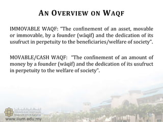 Zakat and waqf fundraising | PPTX