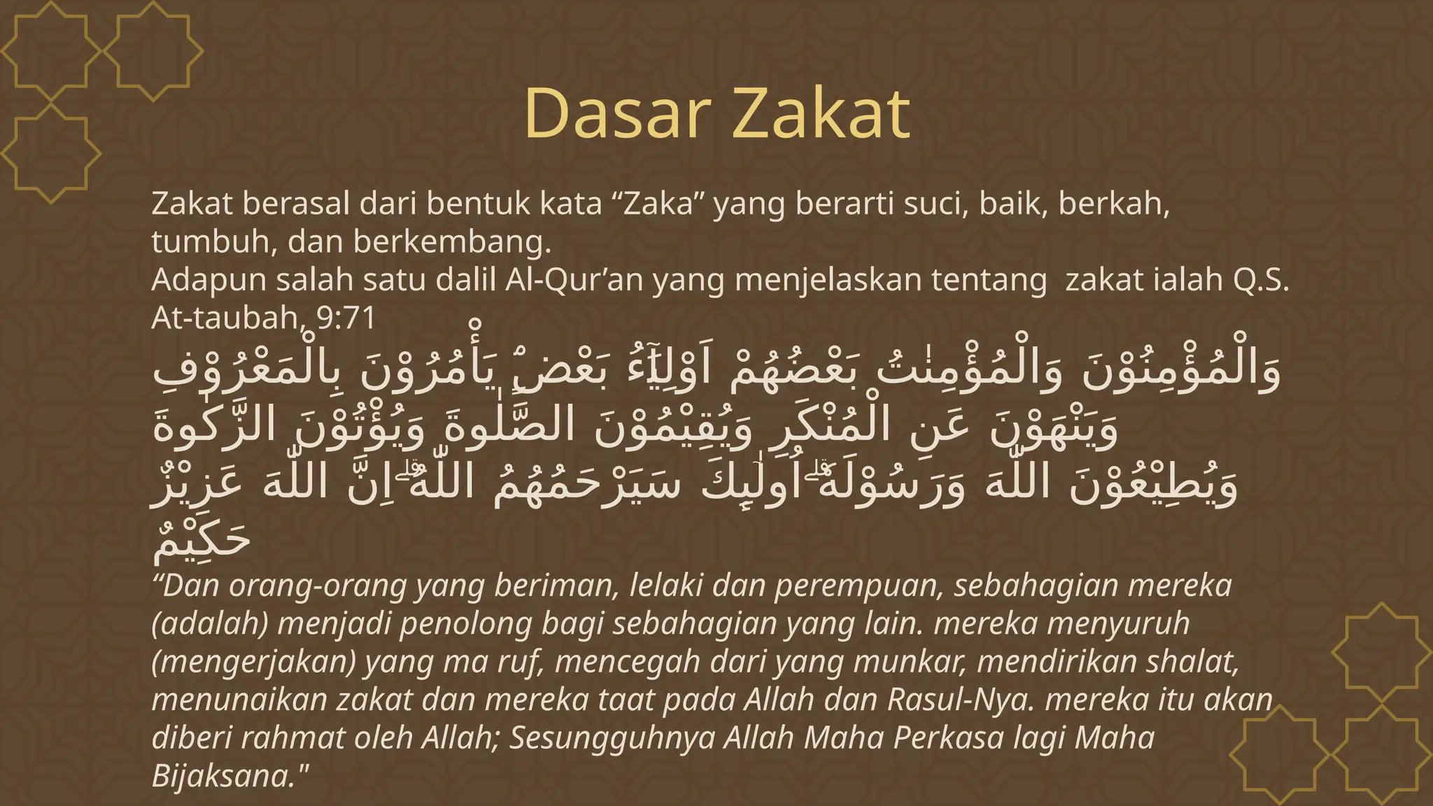 materi fiqh tentang zakat dan macam macam zakat.pptx