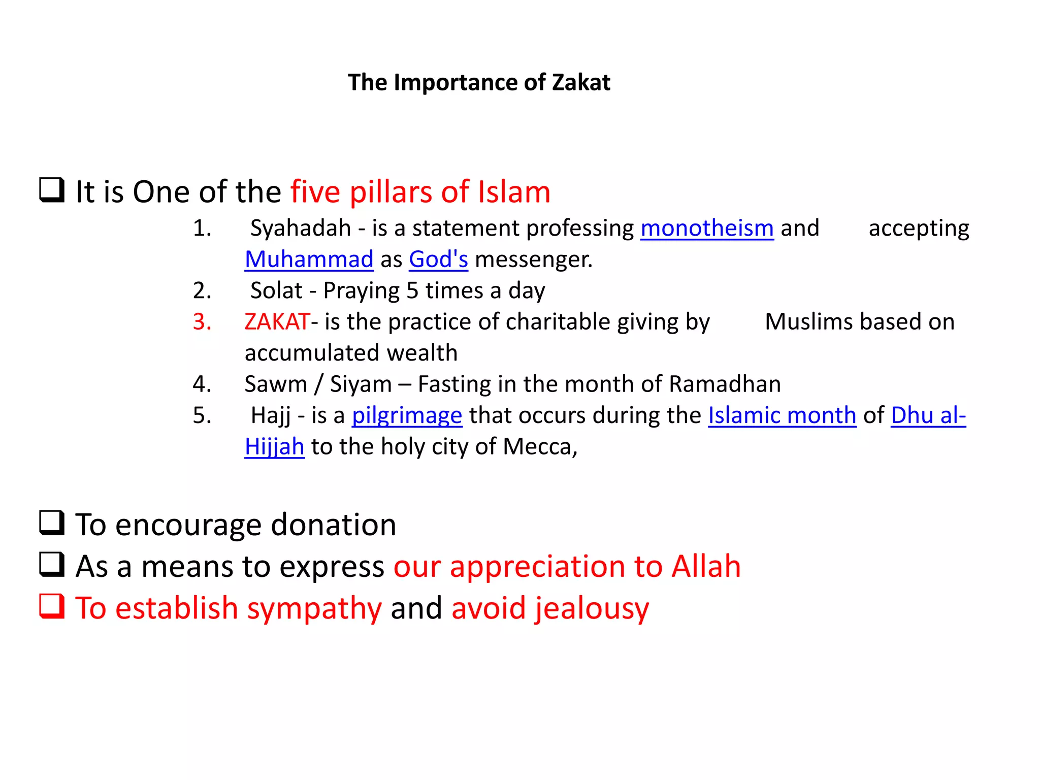 Zakat presentation english | PPTX