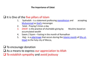 Zakat presentation english | PPTX