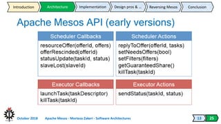 Apache Mesos: Architecture, Design and Code Review | PPTX