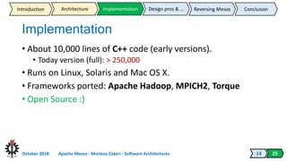 Apache Mesos: Architecture, Design and Code Review | PPTX