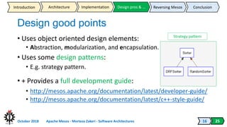 Apache Mesos: Architecture, Design and Code Review | PPTX