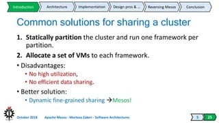 Apache Mesos: Architecture, Design and Code Review | PPTX