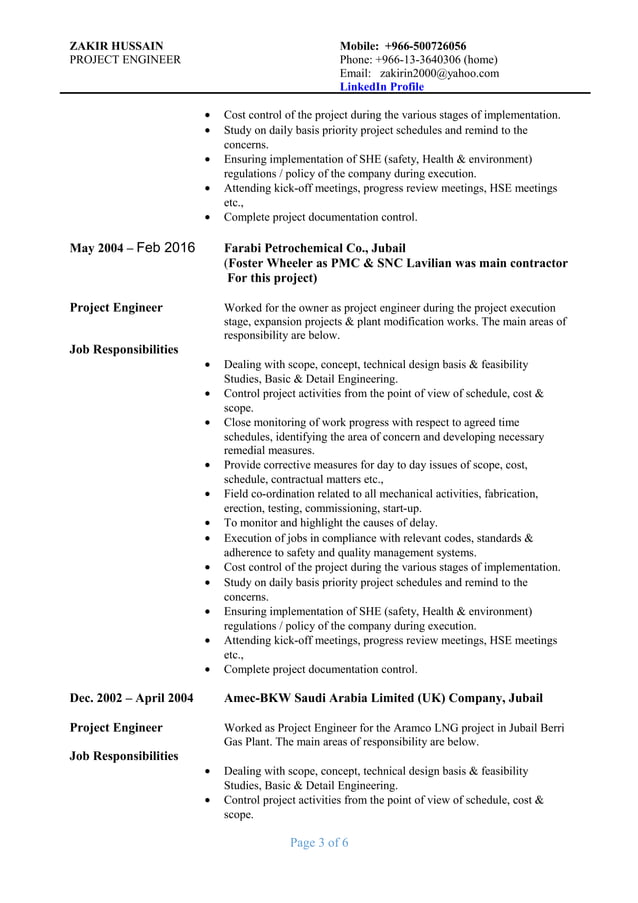 Zakir cv | DOC