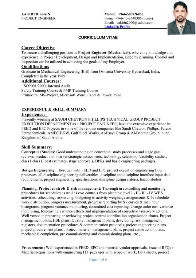 Zakir cv | PDF