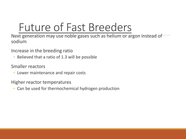 Overview of Fast Breeder Reactors | PDF | Chemistry | Science