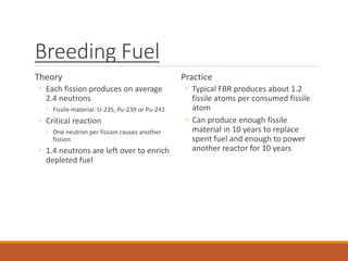 Overview of Fast Breeder Reactors | PDF