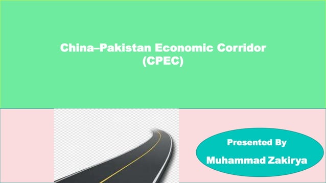 presentation on CPEC | PPTX