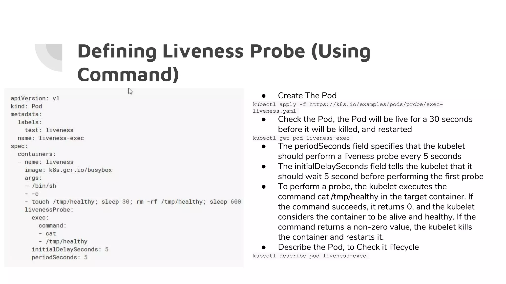 Kubernetes Probes (Liveness, Readyness, Startup) Introduction | PPTX