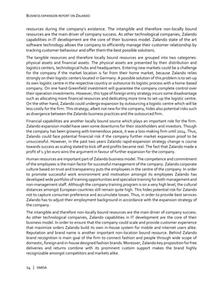 Zalando report from Olga Loghinovici, Vladimir Dzhadzharov and Kevin De ...