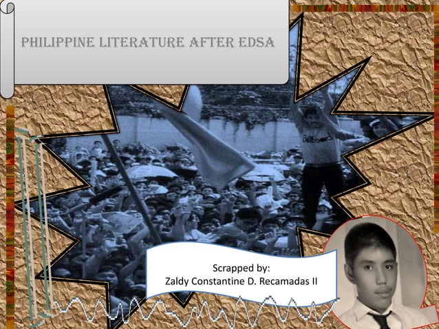 literature after edsa | PPTX | Poetry | Books and Literature
