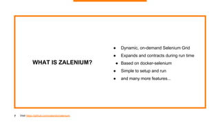 Zalenium - SeleniumConf Austin 2017 | PPT