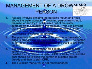 Safety on water by Group 5 | PPT