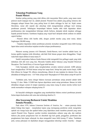 Zaman batu, satu pembohongan sejarah. bahasa melayu | DOC